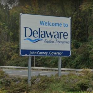Welcome to Delaware sign in Claymont, DE (#5) - Virtual Globetrotting
