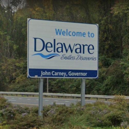 Welcome to Delaware sign in Claymont, DE (Google Maps) (#5)