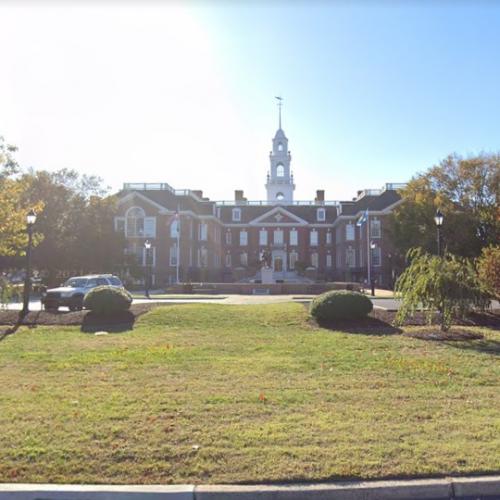 Delaware Legislative Hall in Dover, DE (Google Maps)