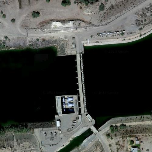 Headgate Rock Dam in Parker, AZ (Google Maps)