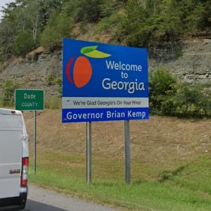 Welcome to Georgia sign in Chattanooga, TN - Virtual Globetrotting