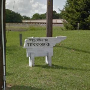 Welcome to Tennessee sign in Ardmore, TN - Virtual Globetrotting