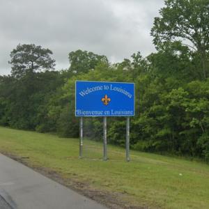 Welcome to Louisiana sign in Slidell, LA (#2) - Virtual Globetrotting
