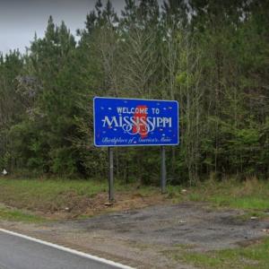 Welcome to Mississippi sign in Centreville, MS - Virtual Globetrotting