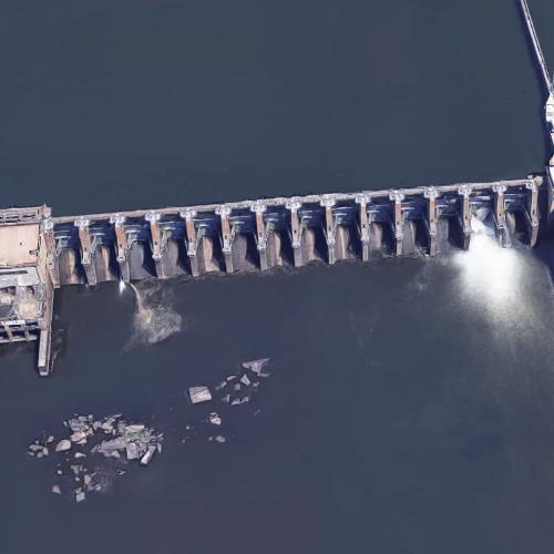 Holt Lock and Dam in Tuscaloosa, AL (Google Maps)