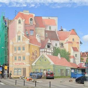 Śródka tale mural in Poznan, Poland - Virtual Globetrotting