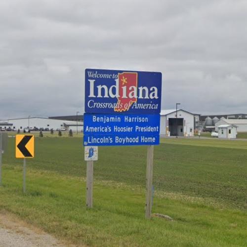 Welcome to Indiana sign in Bryant, IN (Google Maps) (#6)