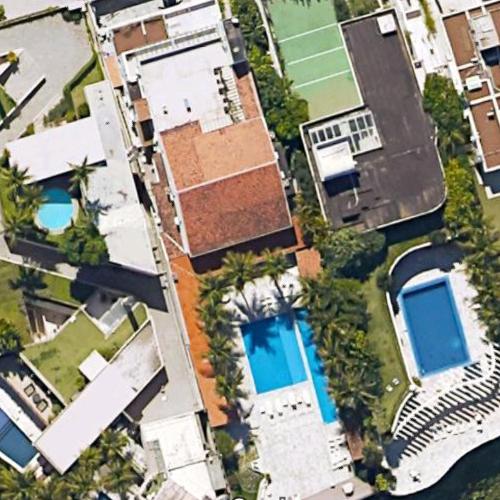 Pelé's house (deceased) in Guarujá, Brazil (Google Maps)