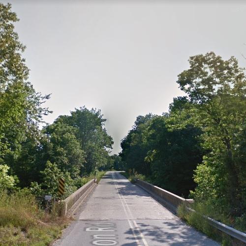 Fall Creek Stone Arch Bridge in Payson, IL (Google Maps)