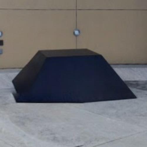 'For D.G.' by Tony Smith in Stanford, CA (Google Maps)