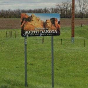 Welcome to South Dakota sign in Lemmon, SD (#4) - Virtual Globetrotting