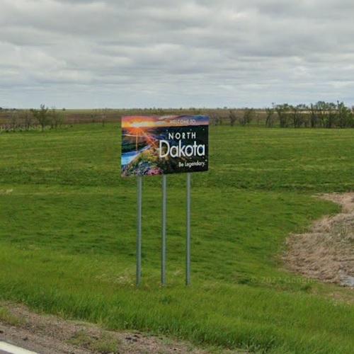 Welcome to North Dakota sign in Bentley, ND (Google Maps) (#9)