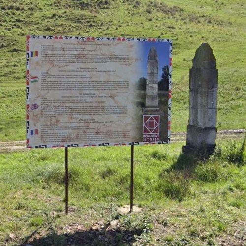 1814 famine monument in Ileanda, Romania (Google Maps)