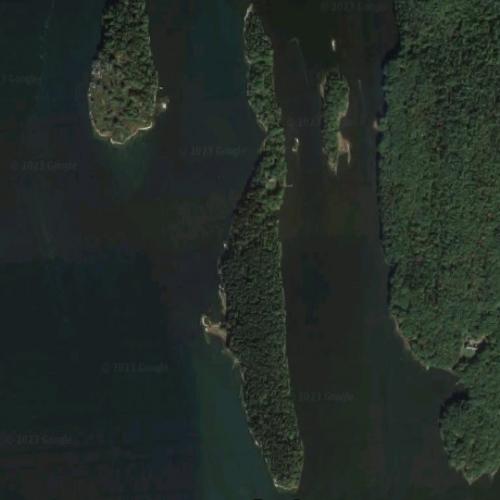 Marr Island in Georgetown, ME (Google Maps)