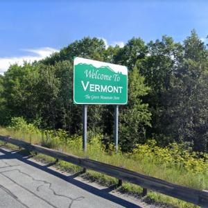 Welcome to Vermont sign in Waterford, VT - Virtual Globetrotting