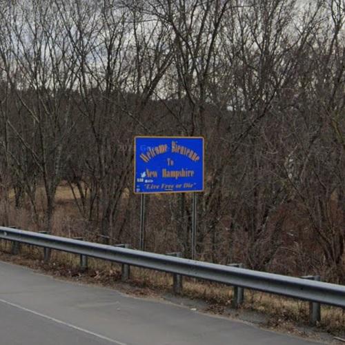 Welcome to New Hampshire sign in Claremont, NH (Google Maps) (#3)
