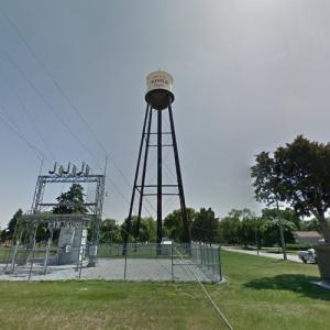 Franklin water tower, NE in Franklin, NE - Virtual Globetrotting