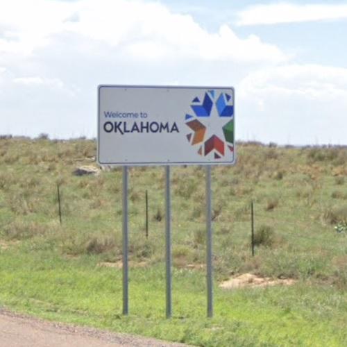 Welcome to Oklahoma sign in Campo, CO - Virtual Globetrotting