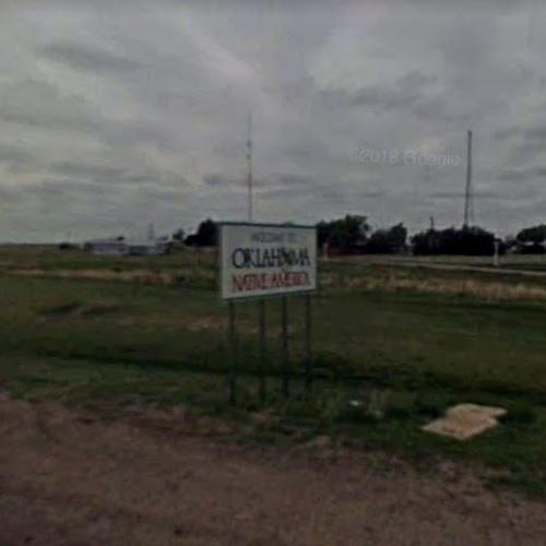 Welcome to Oklahoma sign in Sturgis, OK (Google Maps) (#2)