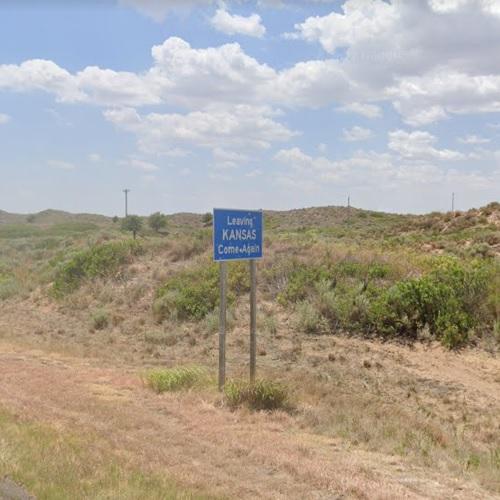 Leaving Kansas, Come Again in Englewood, KS (Google Maps)