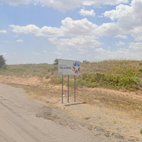 Welcome to Oklahoma sign in Rosston, OK (Google Maps) (#4)