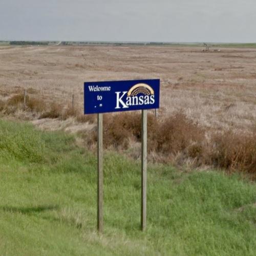 Welcome to Kansas sign in Ashland, KS (Google Maps) (#6)
