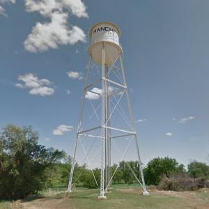 Manchester water tower, OK in Manchester, OK - Virtual Globetrotting