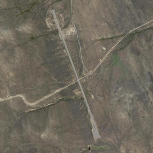 A Bar A Ranch Airstrip in Encampment, WY (Google Maps)