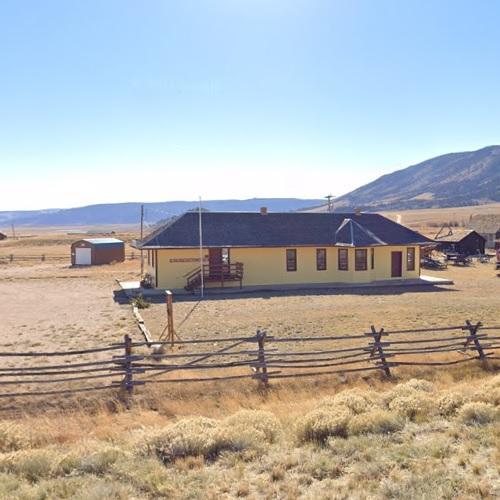 Centennial Depot in Centennial, WY (Bing Maps)