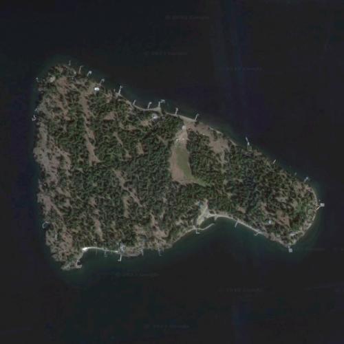 Warren Island in Sandpoint, ID (Google Maps)