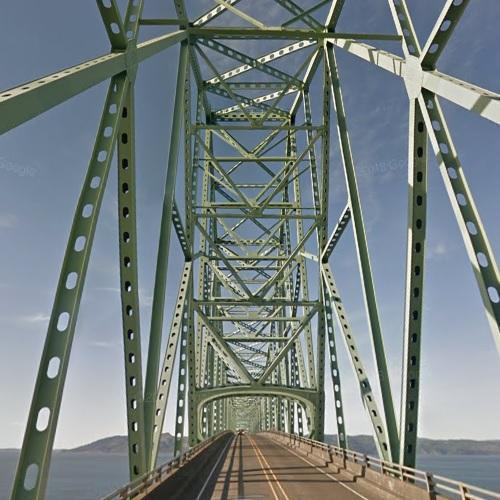 Astoria–Megler Bridge in Astoria, OR (Bing Maps)