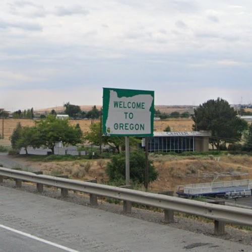 Welcome to Oregon sign in Umatilla, OR (Google Maps) (#2)