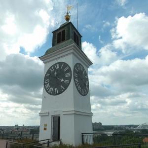 Pijani Sat (Drunk Clock) in Petrovaradin, Serbia - Virtual Globetrotting