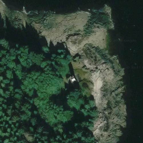 Mary Island Light in Ketchikan, AK (Google Maps)