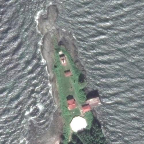 Point Retreat Light in Juneau, AK (Google Maps)