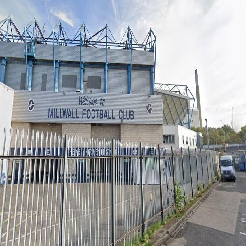 Millwall F.C. in London, United Kingdom (Google Maps)