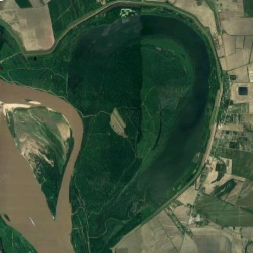 Bell Island in Chicot, AR (Google Maps)