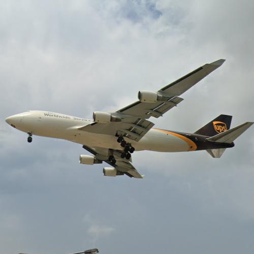 UPS Boeing 747F [N575UP] in Hong Kong, Hong Kong (Google Maps)