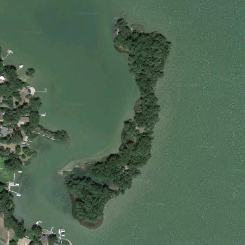 Duck Island in North Platte, NE (Google Maps)