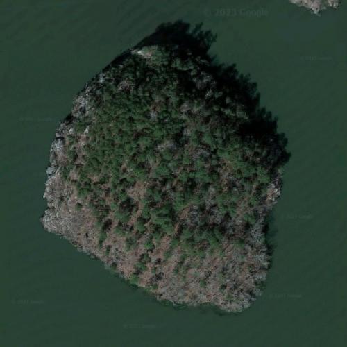Big Rock Island in Thorsby, AL (Google Maps)