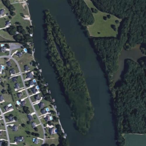 Caddell Island in Hokes Bluff, AL (Google Maps)