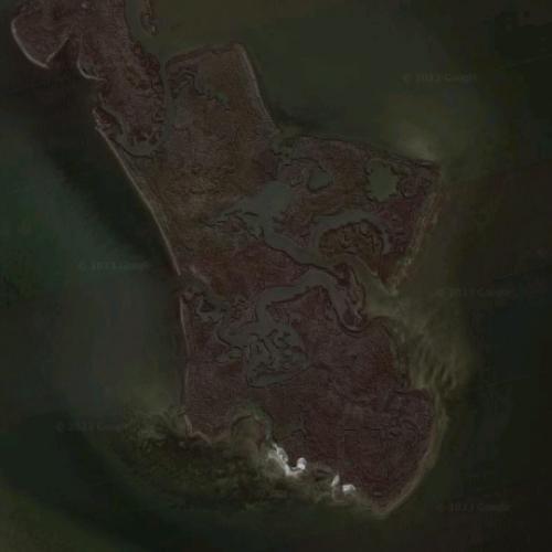 Barton Island in Grand Bay, AL (Google Maps)