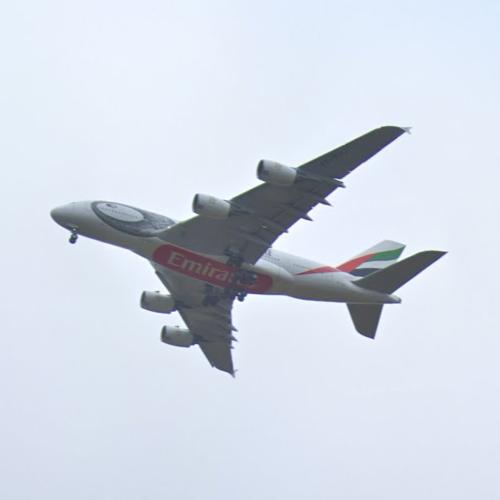Emirates Airbus A380 "Journey to the Future" [A6-EOJ] in Hounslow ...