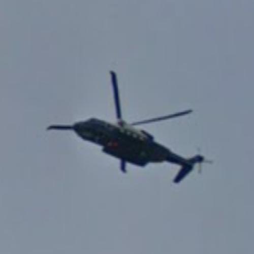 SK Presidential Helicopter S-92A in Seoul, Republic of Korea (Google Maps)