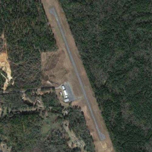 Clarke County Airport in Meridian, MS (Google Maps)