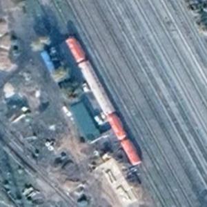 Krasny Kut fire train in Krasnyy Kut, Russian Federation - Virtual ...