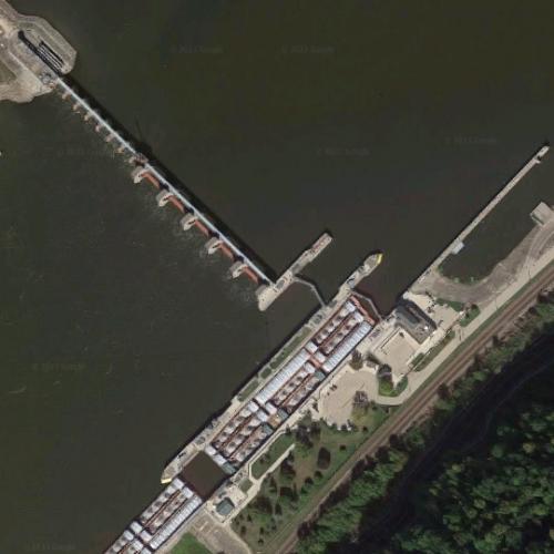 Lock and Dam No. 9 in Lynxville, WI (Google Maps) (#10)