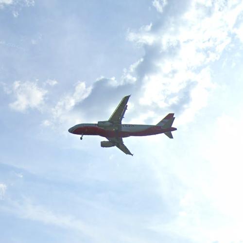 Red Wings Airlines Airbus A320 in Moscow, Russian Federation (Google Maps)