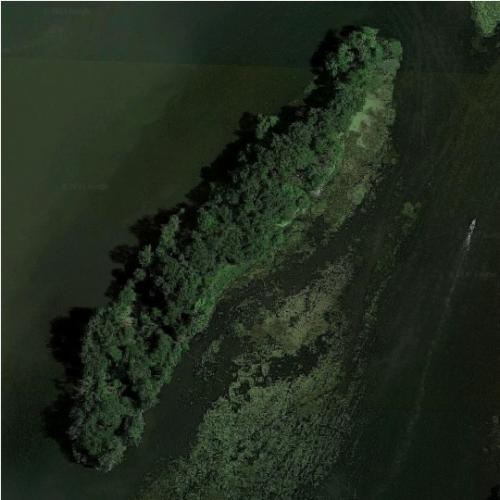 Red Oak Island in Russells Point, OH (Google Maps)