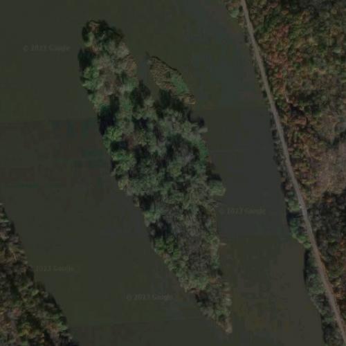 Nicholson Island in Ford City, PA (Google Maps)